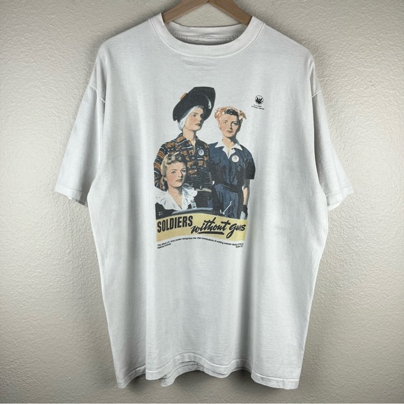 Shirts | Rare Vintage Us Army Official Poster Soldiers Without Guns ...